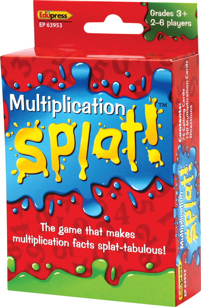 Splat Flash Card Math Games | National School Products