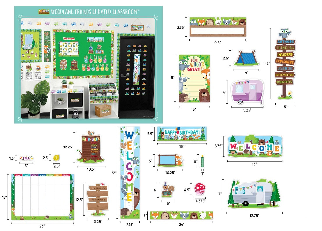 Woodland Friends Curated Classroom Mega Pack | National School Products