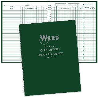 Ward Combination 9-10 Week Class Record & 6 Period Lesson Plan Book ...
