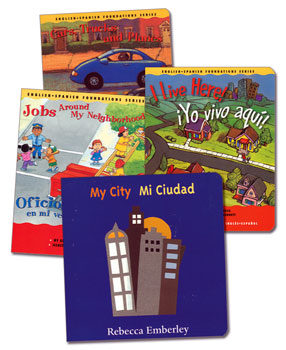 My Community Bilingual Board Book Library Bound Book | National School ...