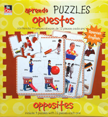 Opposites Bilingual Puzzles | National School Products