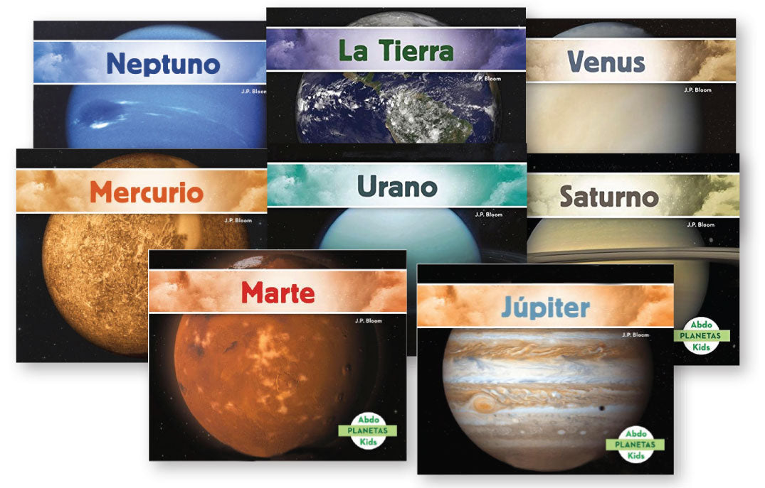 Planets Spanish Book Set of 8