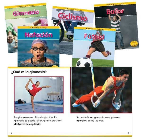 Sports and My Body Spanish Library Book Set | National School Products