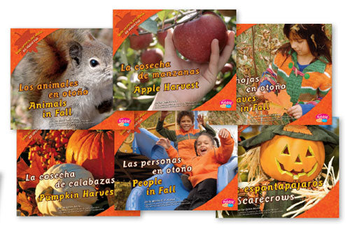 All About Fall Bilingual Library Bound Set of 6