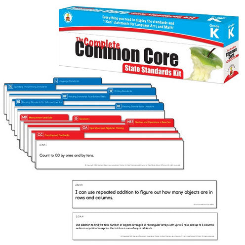 CCCSS Pocket Chart Cards Grade K | National School Products