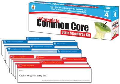 CCCSS Pocket Chart Cards Grade 4 | National School Products
