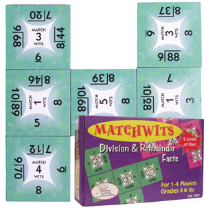 Matchwits: Division & Remainder Facts Game | National School Products
