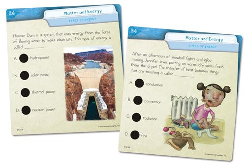 Hot Dots Science Cards: Matter and Energy | National School Products