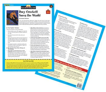 Davy Crockett Saves the World Literacy Card