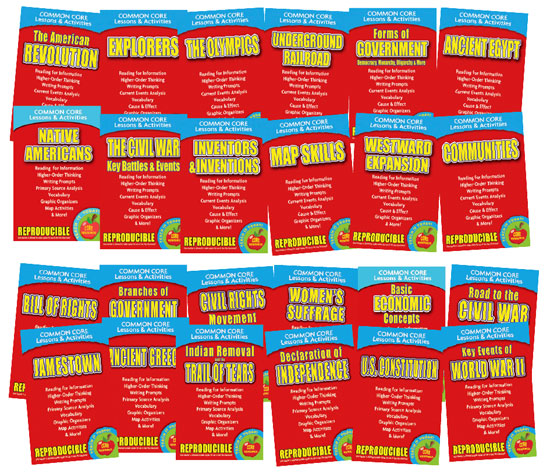 Social Studies Common Core Lessons & Activities Set 3