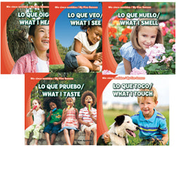 My Five Senses Bilingual Book Set 4 | National School Products