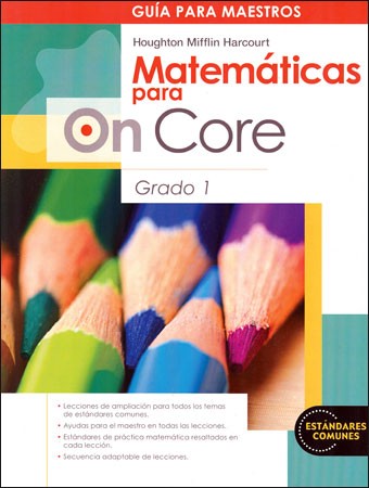 On Core Math Grade 1 Spanish Teacher Edition | National School Products