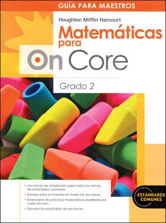 On Core Math Grade 2 Spanish Teacher Edition | National School Products