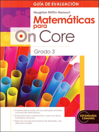On Core Math Grade 3 Spanish Assessment Guide