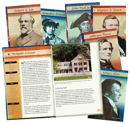 American War Biographies Book Set | National School Products