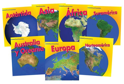 Explore The Continents Spanish Book Set | National School Products