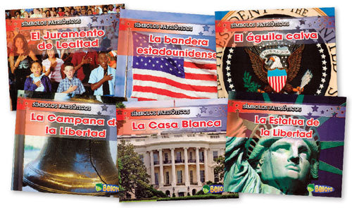 Patriotic Symbols Spanish Library Book Set