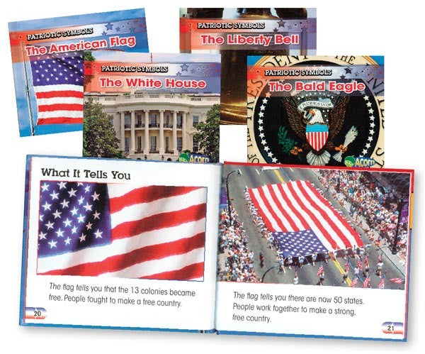 Patriotic Symbols English Library Book Set