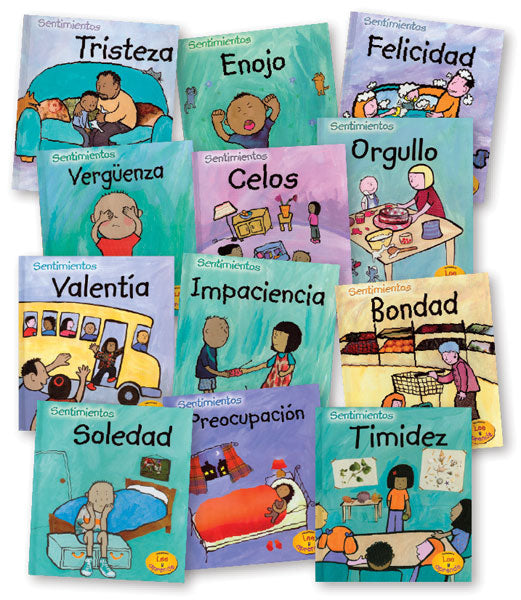 Feelings Spanish Library Bound Set of 6 | National School Products