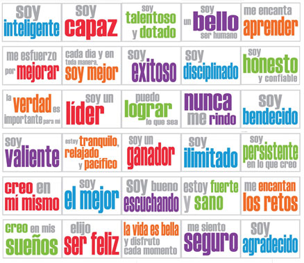 AFFIRMATION POSTERS SPANISH-CLASSROOM-SET | National School Products