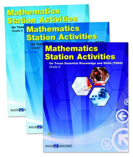 Math Station Activities for TEKS Middle School Set
