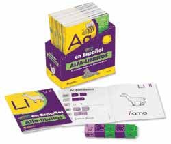 Spanish Reading Rods Alphabet Books Set of 28