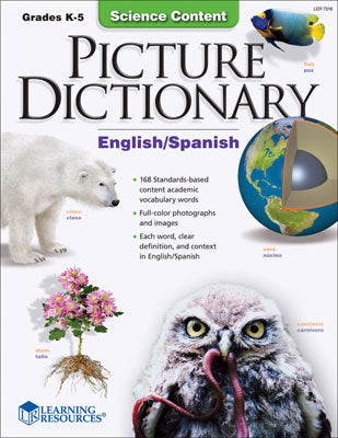 Science Content Picture Dictionary Bilingual | National School Products