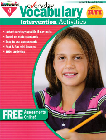 Daily RTI Activities Vocabulary Grade 4 | National School Products