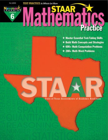 STAAR Math Practice Grade 6 Book | National School Products