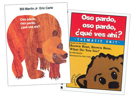 Brown Bear Guide and Spanish Hardcover Book | National School Products