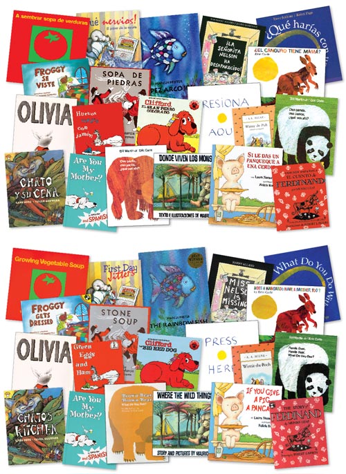 Favorite Children's Books Spanish and English Set 3 Set of 40 ...