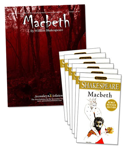 Macbeth Literature Unit | National School Products