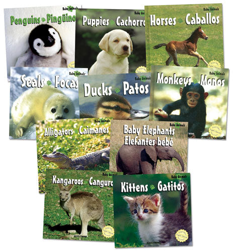 Baby Animals Bilingual Book Set | National School Products