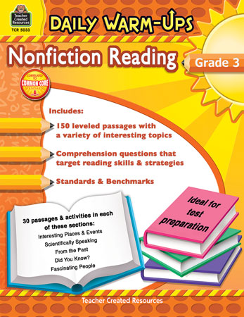 Daily Warm-Ups: Nonfiction Reading Gr. 3-6 | National School Products
