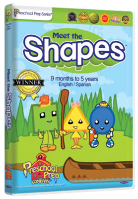 Meet the Shapes Bilingual DVD | National School Products