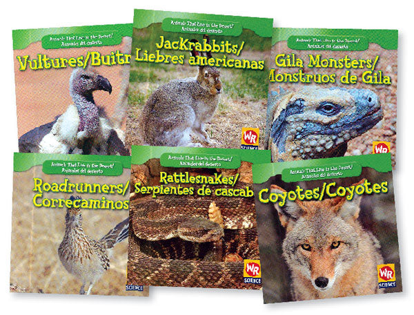 Animals That Live in the Desert Bilingual Set | National School Products
