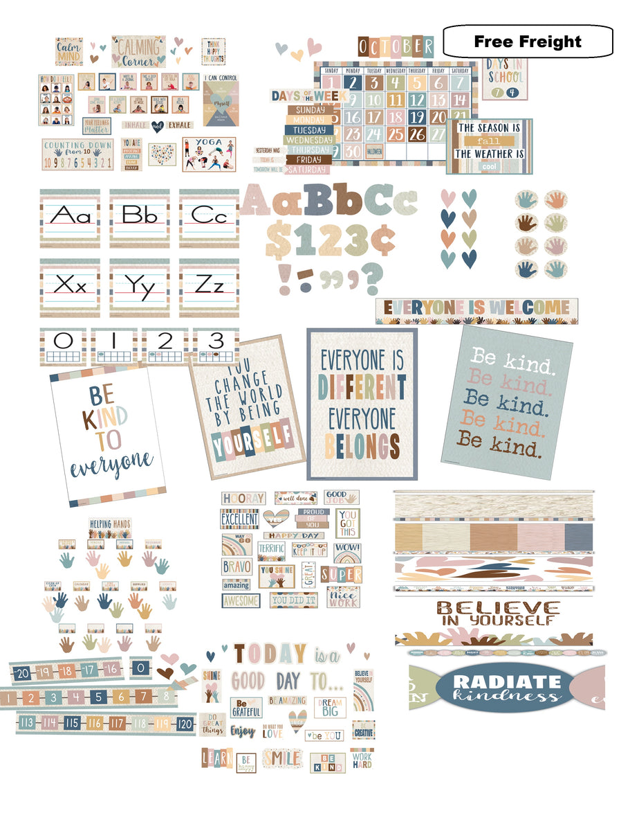 Everyone is Welcome Regular Classroom Decor Kit | National School Products