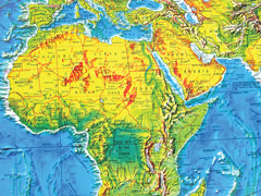 WORLD GEO-POLITICAL RELIEF MAP | National School Products