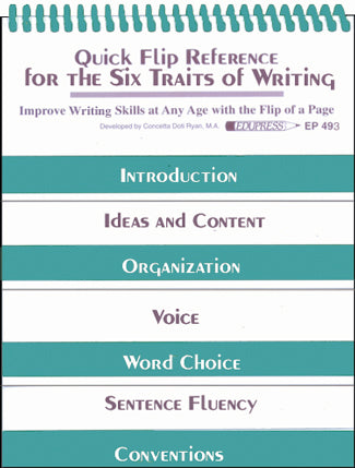 Quick Flip Reference/Six Traits Of Writing | National School Products