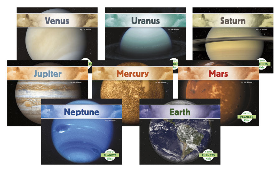 Planets English Book Set of 8 | National School Products