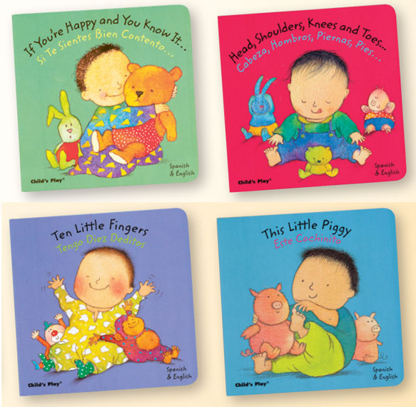 Songs & Rhymes Baby Bilingual Book Set | National School Products
