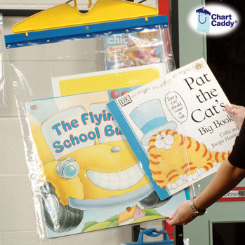 Big Book Bags with Chart Caddy Hangers | National School Products