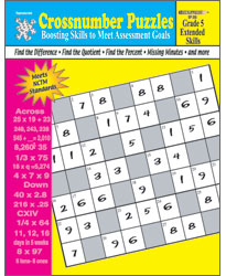 Crossnumber Puzzles - Extended Skills Grade 5 | National School Products