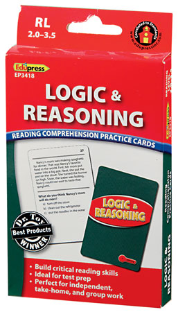Logic & Reasoning Reading Comprehension Practice Cards 2.0-3.5 ...