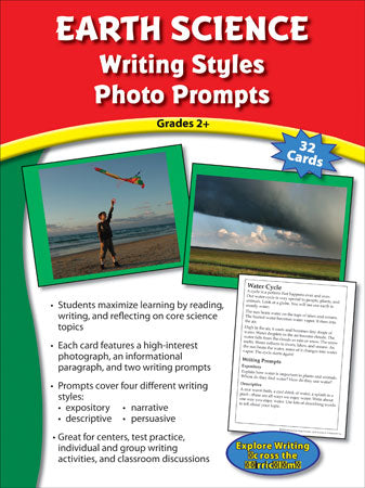 Earth Science Writing Styles Photo Prompts Grades 2+