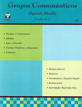Grupos Consonanticos Reproducible Book | National School Products