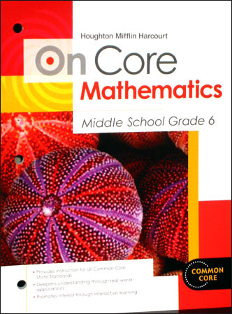 On Core Mathematics Grade 6 Student Edition | National School Products