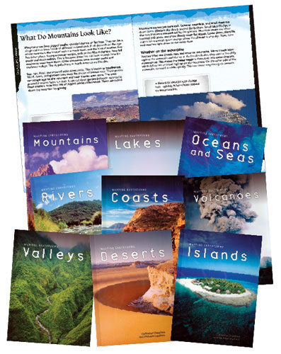 Mapping Earthforms Library Book Set | National School Products