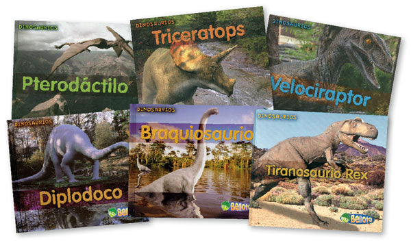 Dinosaurs Spanish Library Bound Book | National School Products