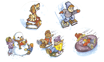 Snow is Falling Stickers | National School Products